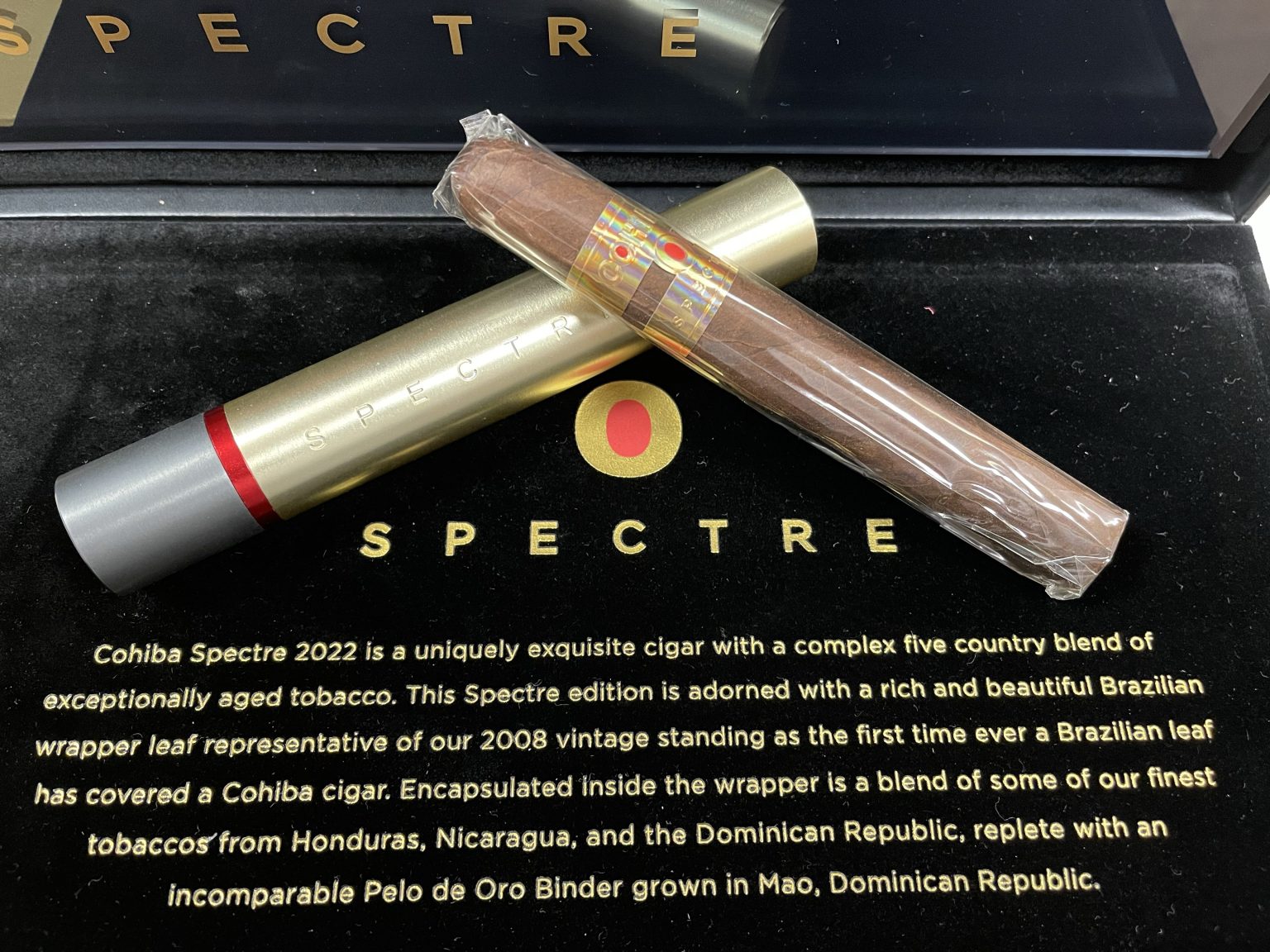 Cohiba Spectre 2022 single tube. - Bonds Fine Cigars