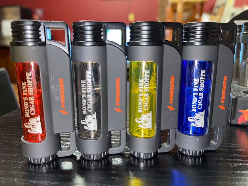 Triple Flame House branded Torch lighter - Bonds Fine Cigars