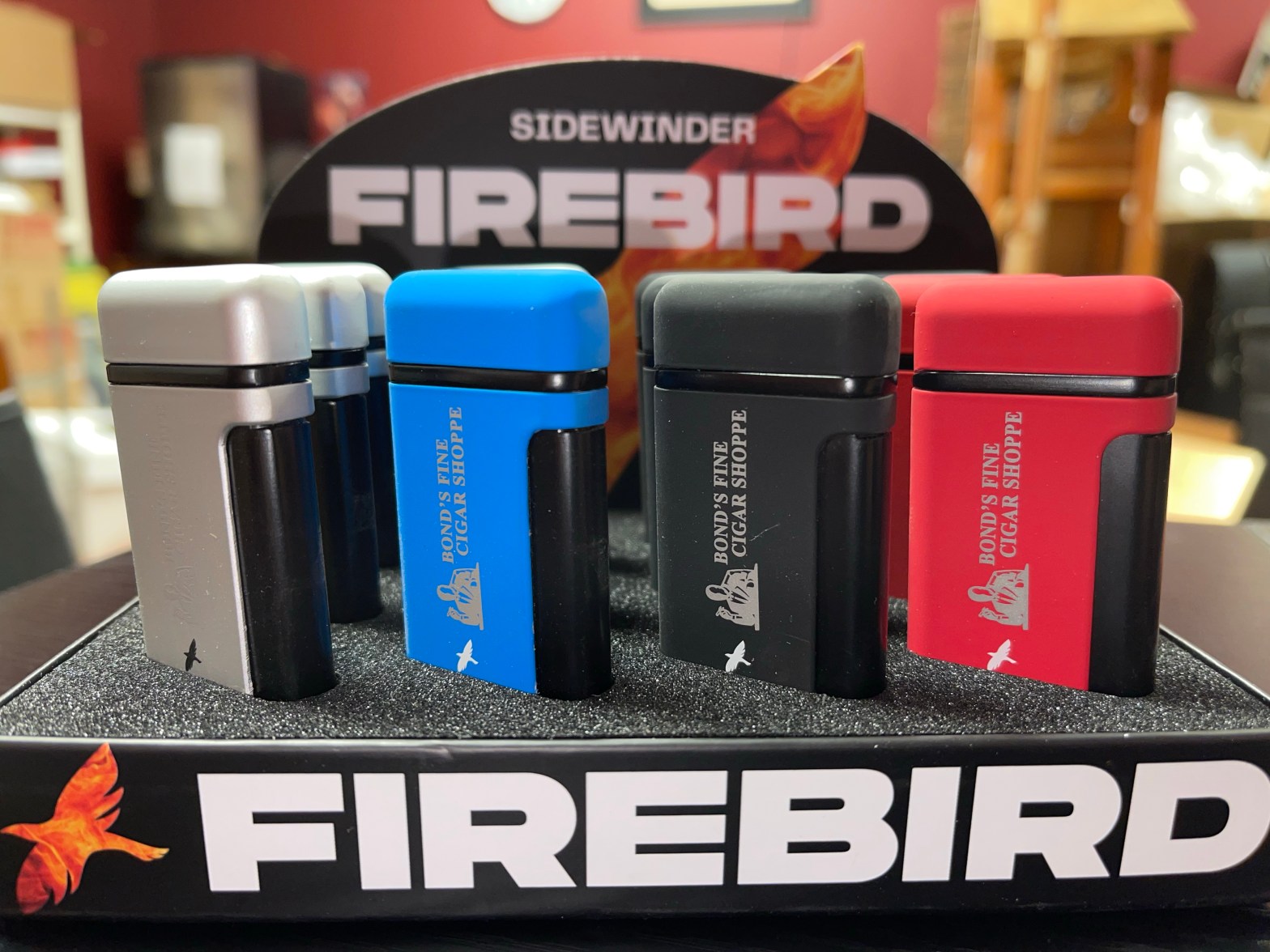 Single Flame House branded Torch lighter - Bonds Fine Cigars